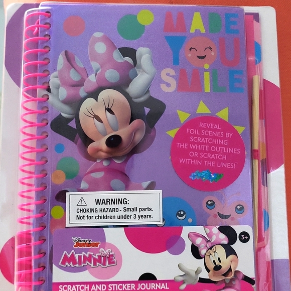 Accessories | Scratch And Sticker Journal Mini Mouse | Poshmark